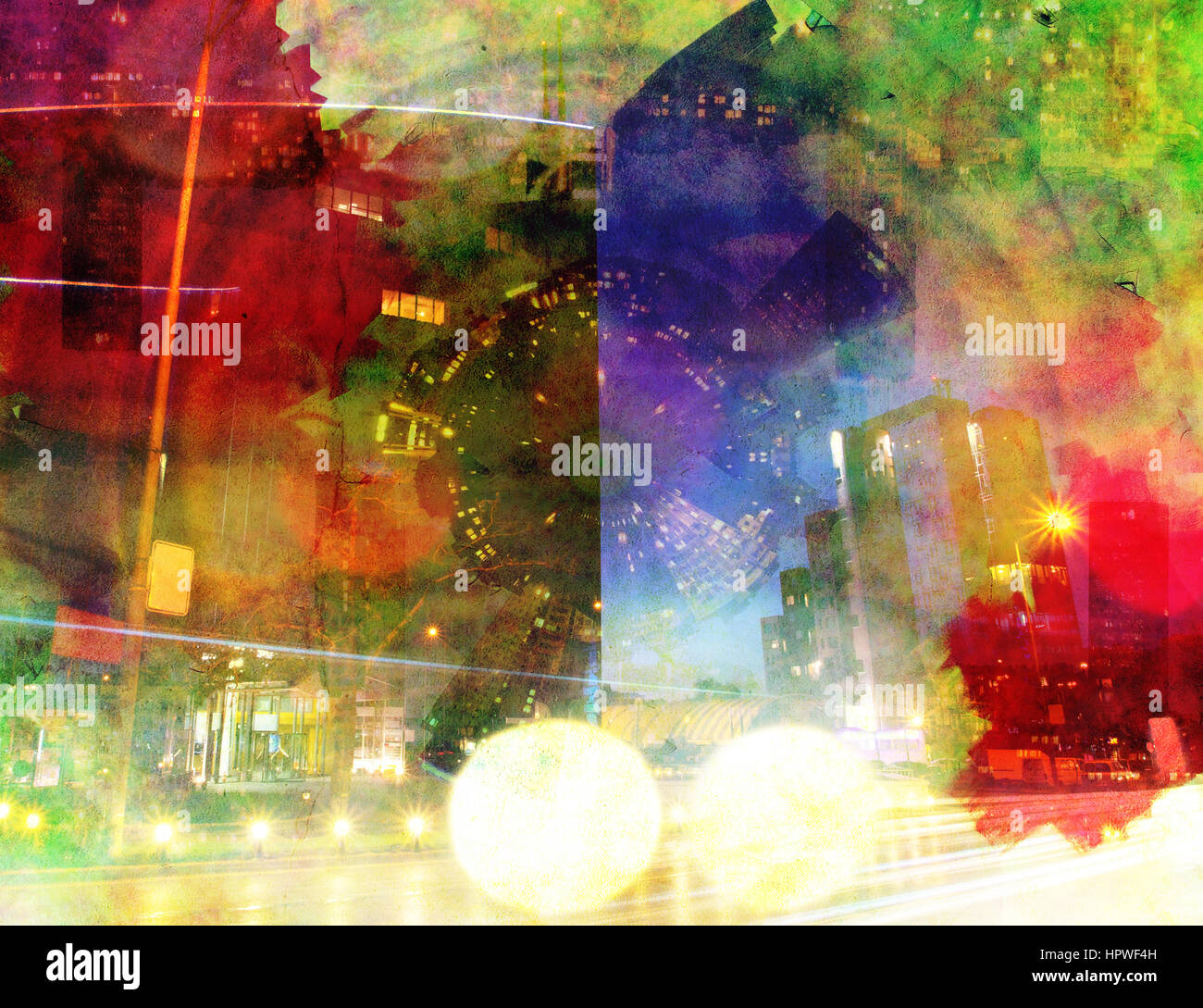 hipster colorful urban grunge background Stock Photo - Alamy