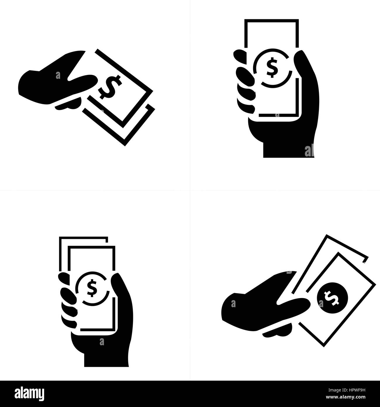 Hand gesture money sign Black and White Stock Photos & Images - Alamy