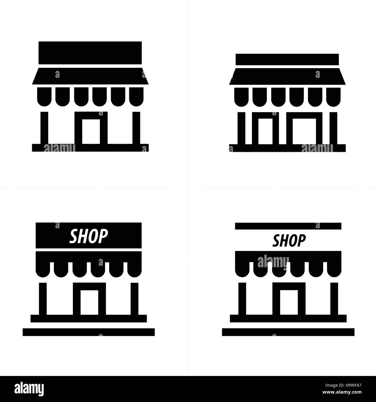 Small town storefront Stock Vector Images - Alamy