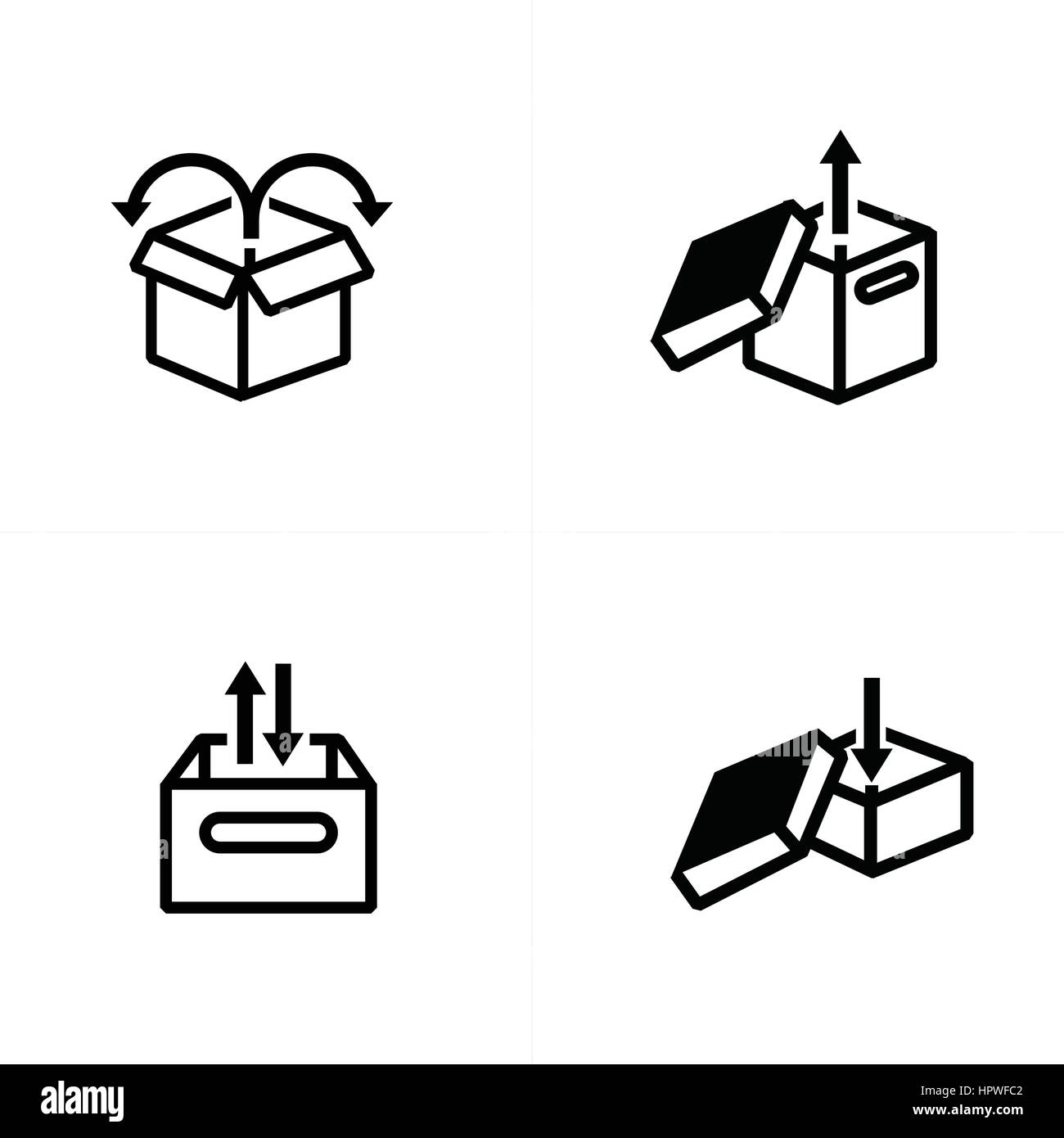 Cardboard arrow Black and White Stock Photos & Images - Alamy