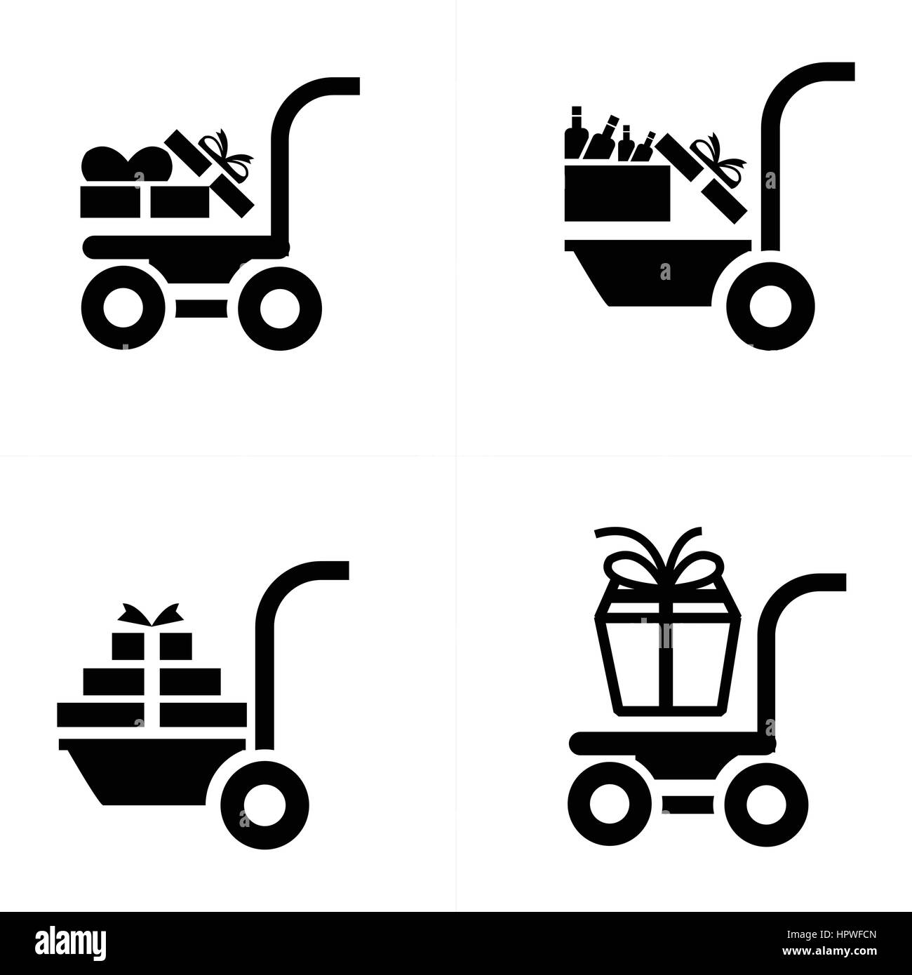 Shopping cart fast cargo Cut Out Stock Images & Pictures - Alamy