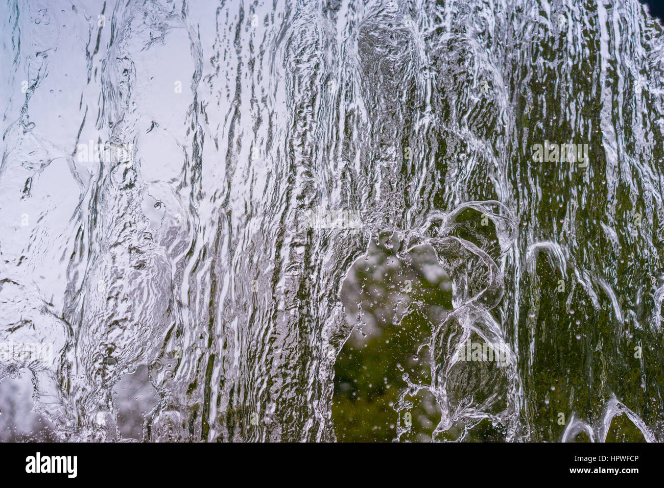 Behind the Waterfall Stock Photo - Alamy