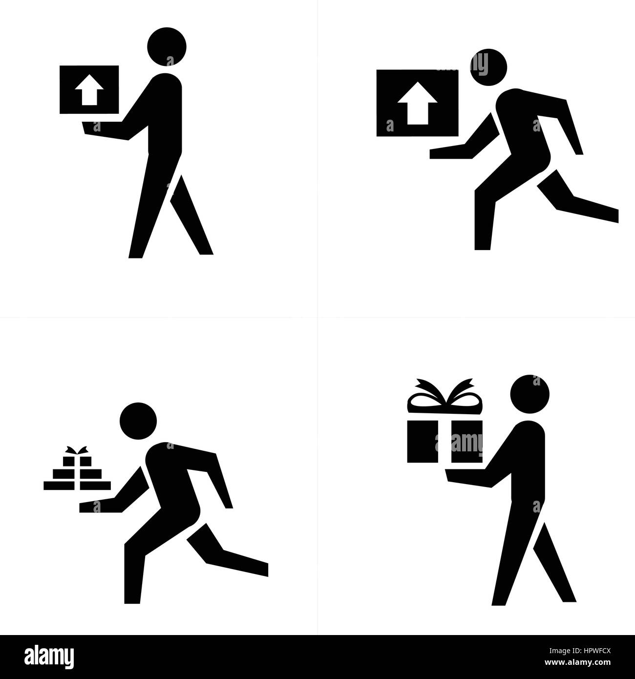 man courier icon design Stock Vector Image & Art - Alamy