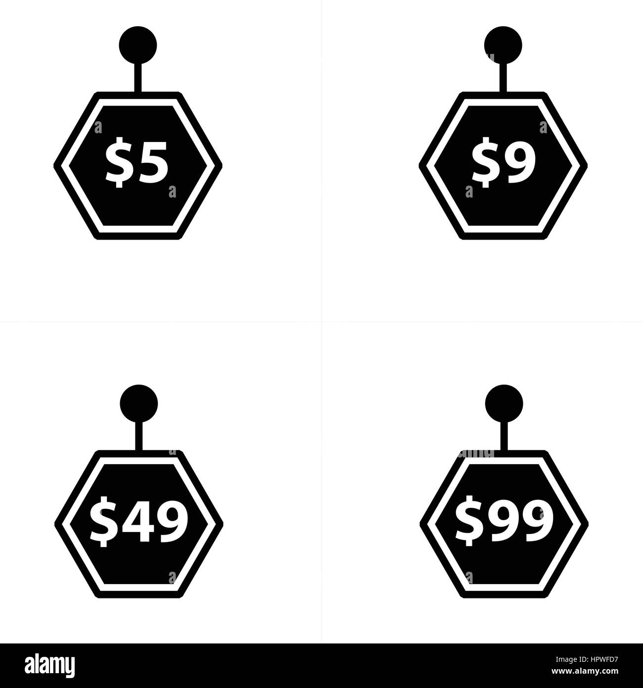 Price label set Stock Vector Image & Art - Alamy