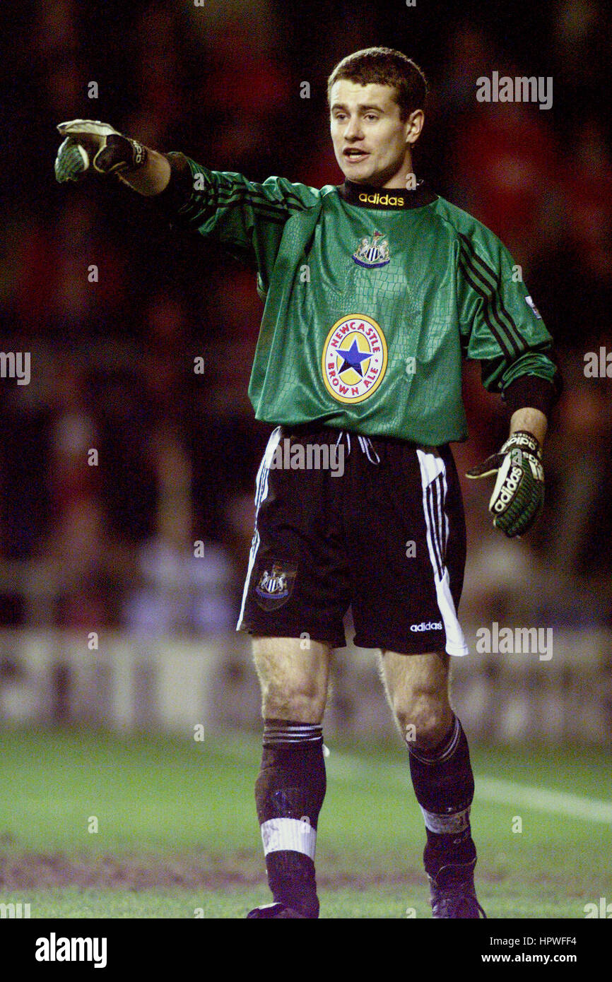 SHAY GIVEN NEWCASTLE UNITED FC 18 March 1998 Stock Photo - Alamy