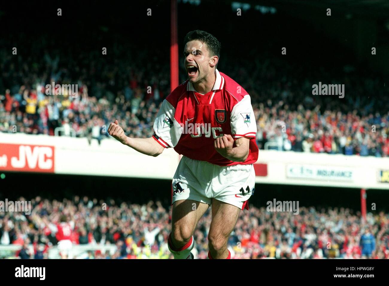 MARC OVERMARS ARSENAL FC 08 May 1998 Stock Photo - Alamy