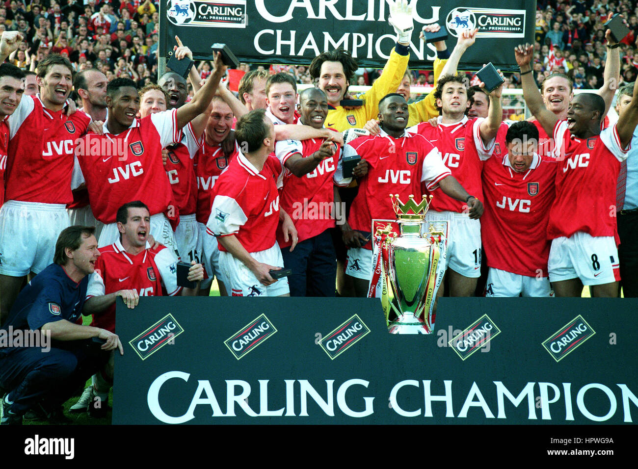 ARSENAL PREMIERSHIP CHAMPIONS ARSENAL PREMIERSHIP CHAMPIONS 08 May 1998 ...