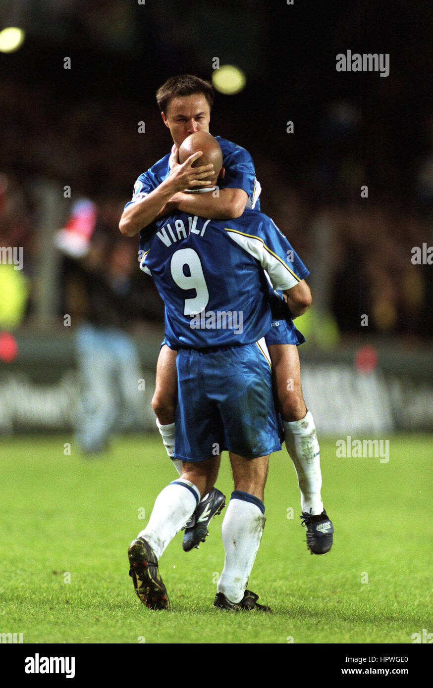 DENNIS WISE & GIANLUCA VIALLI CHELSEA V STUTTGART CWC FINAL 13 May 1998 ...