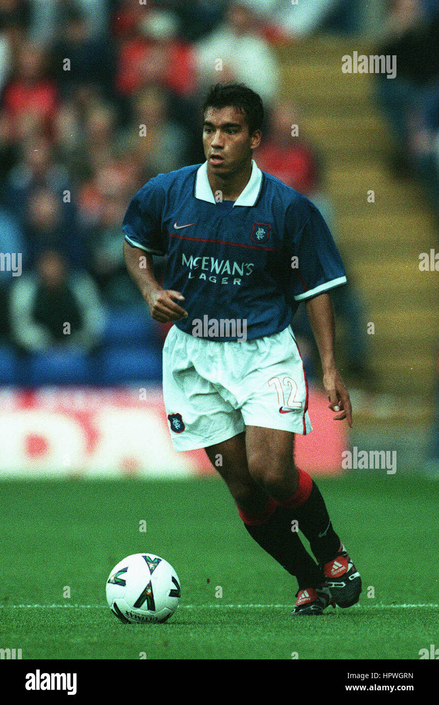 GIOVANNI VAN BRONCKHORST GLASGOW RANGERS FC 23 July 1998 Stock Photo ...