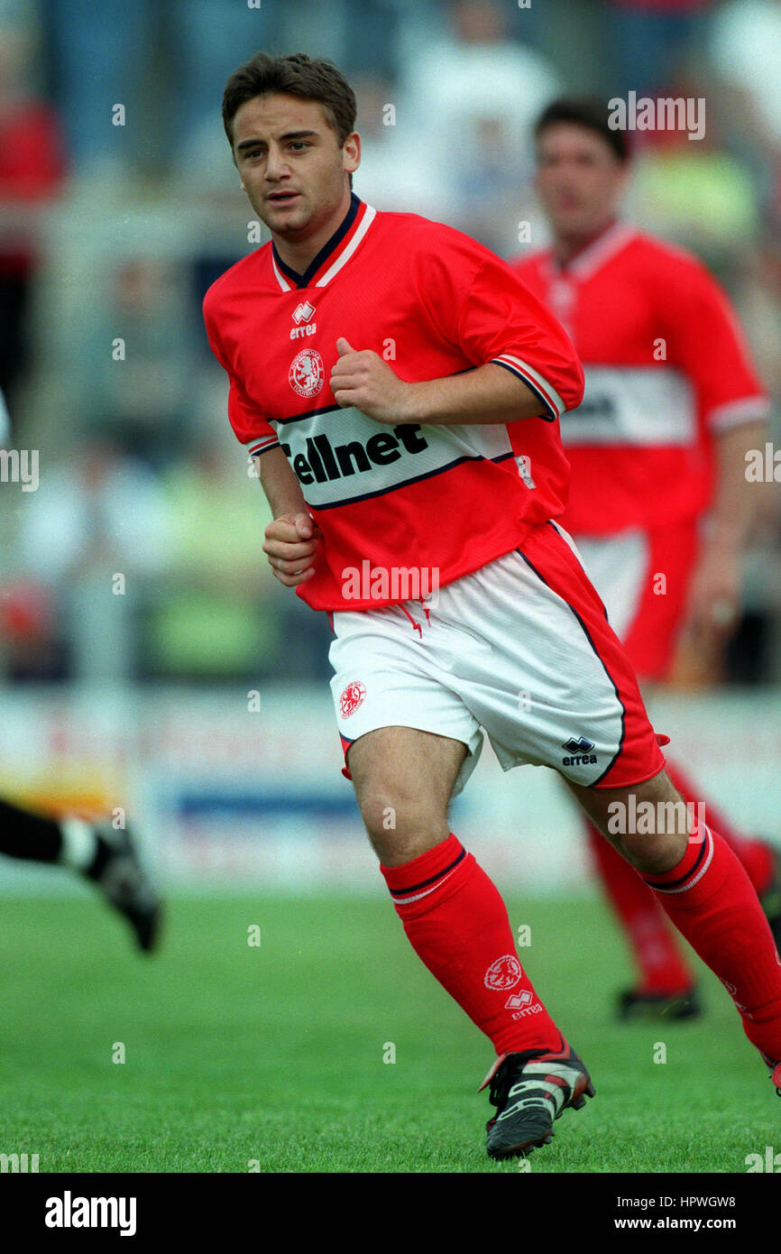GAVIN NAYLOR MIDDLESBROUGH FC 25 July 1998 Stock Photo - Alamy