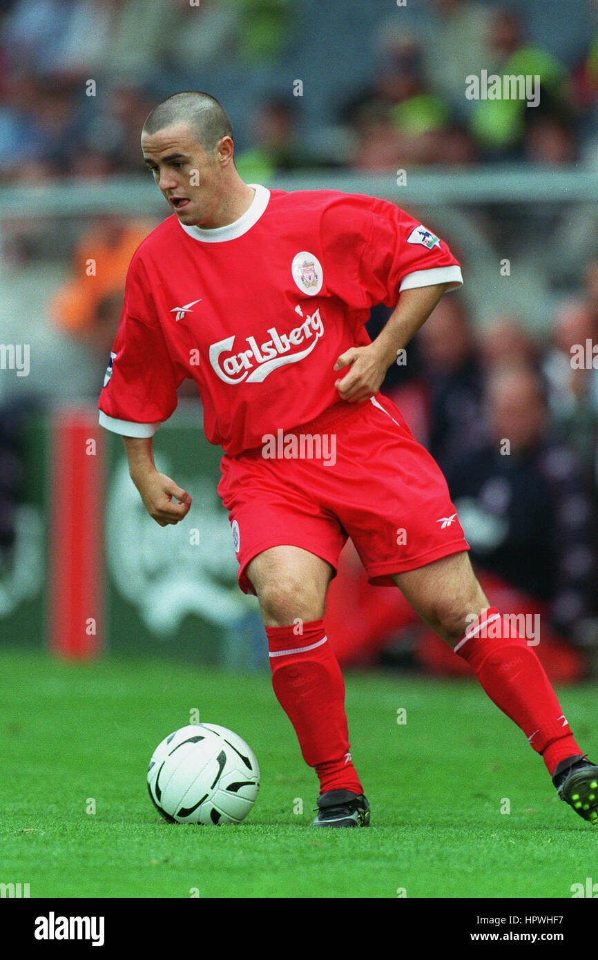 DAVID THOMPSON . LIVERPOOL FC 03 August 1998 Stock Photo - Alamy
