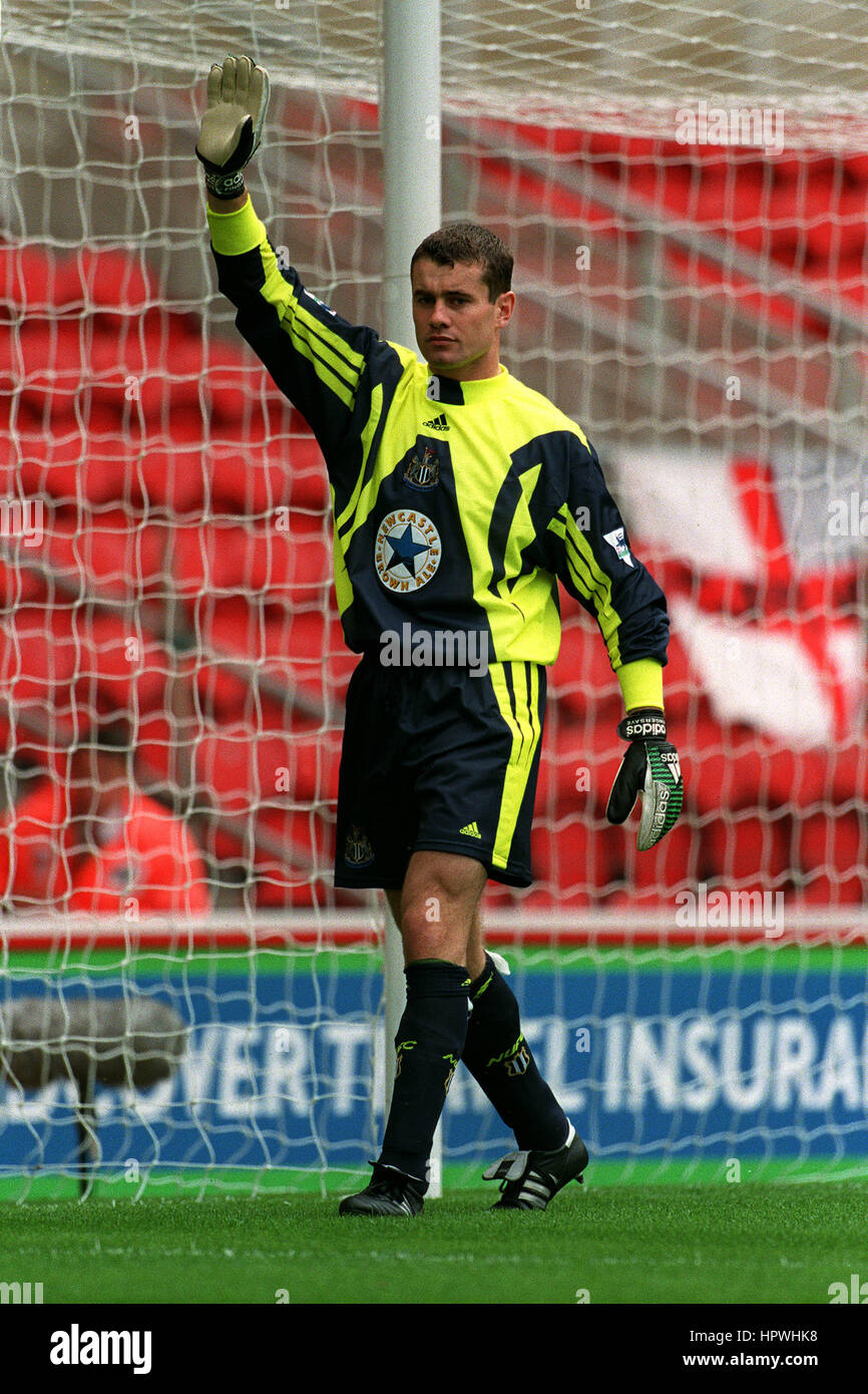 SHAY GIVEN NEWCASTLE UNITED FC 04 August 1998 Stock Photo - Alamy