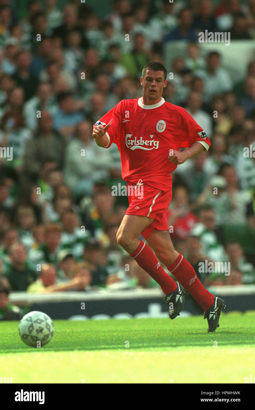 JAMIE CARRAGHER LIVERPOOL FC. 10 August 1998 Stock Photo - Alamy