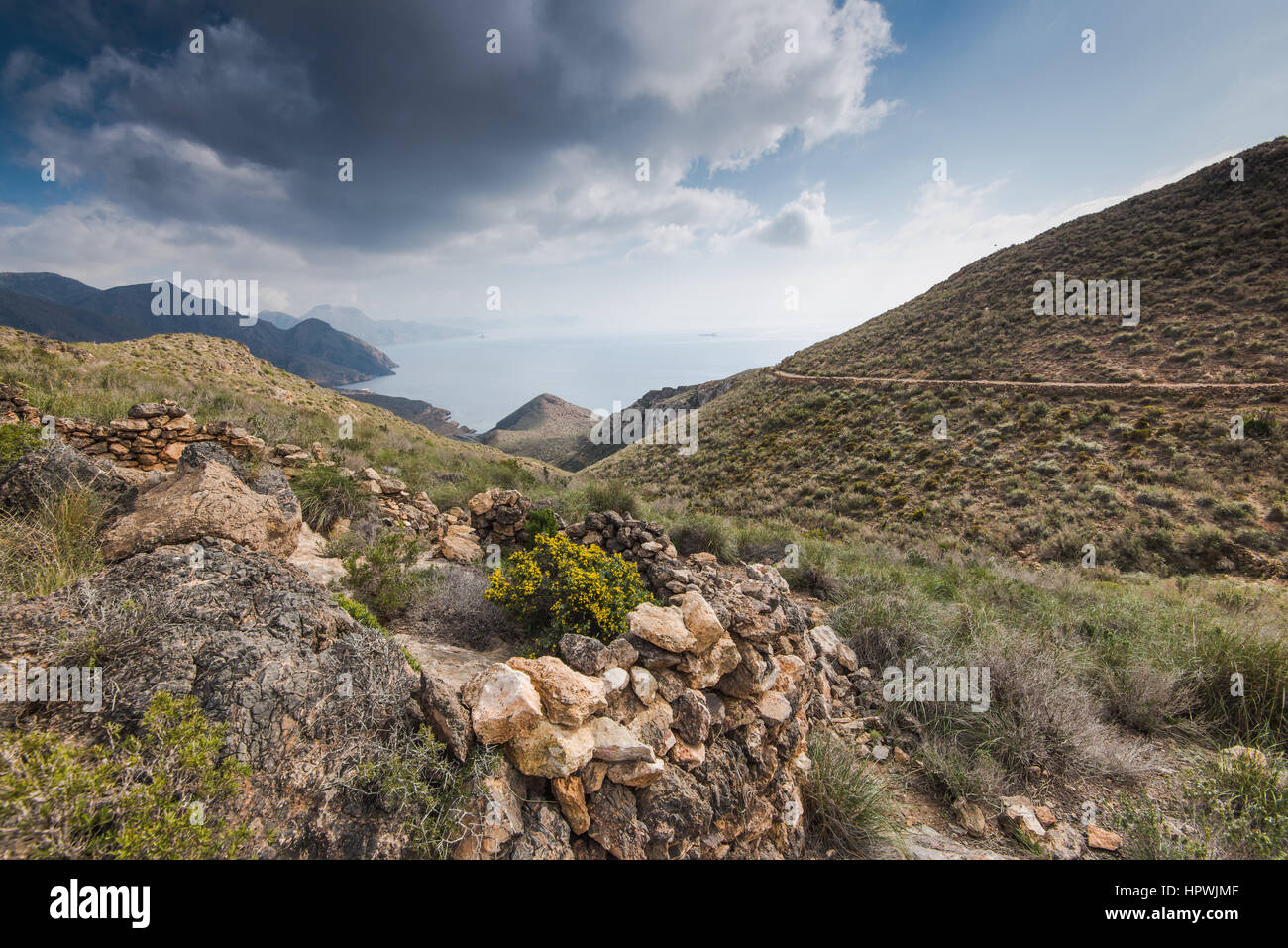 Wild spanish hillside hi-res stock photography and images - Alamy