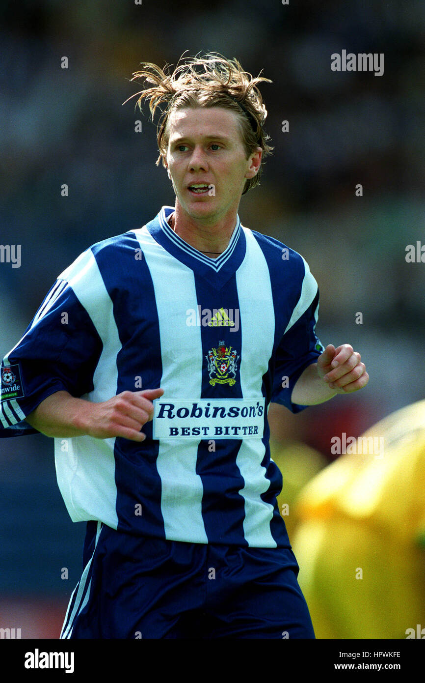 PAUL ALASKER STOCKPORT COUNTY FC 24 August 1998 Stock Photo - Alamy