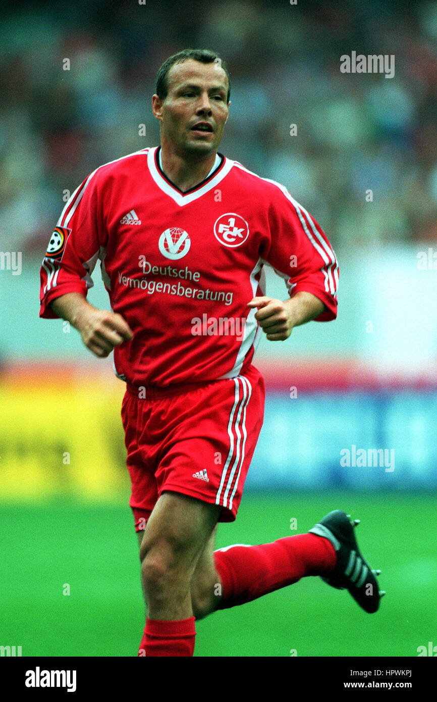 AXEL ROOS KAISERSLAUTERN FC 26 August 1998 Stock Photo - Alamy