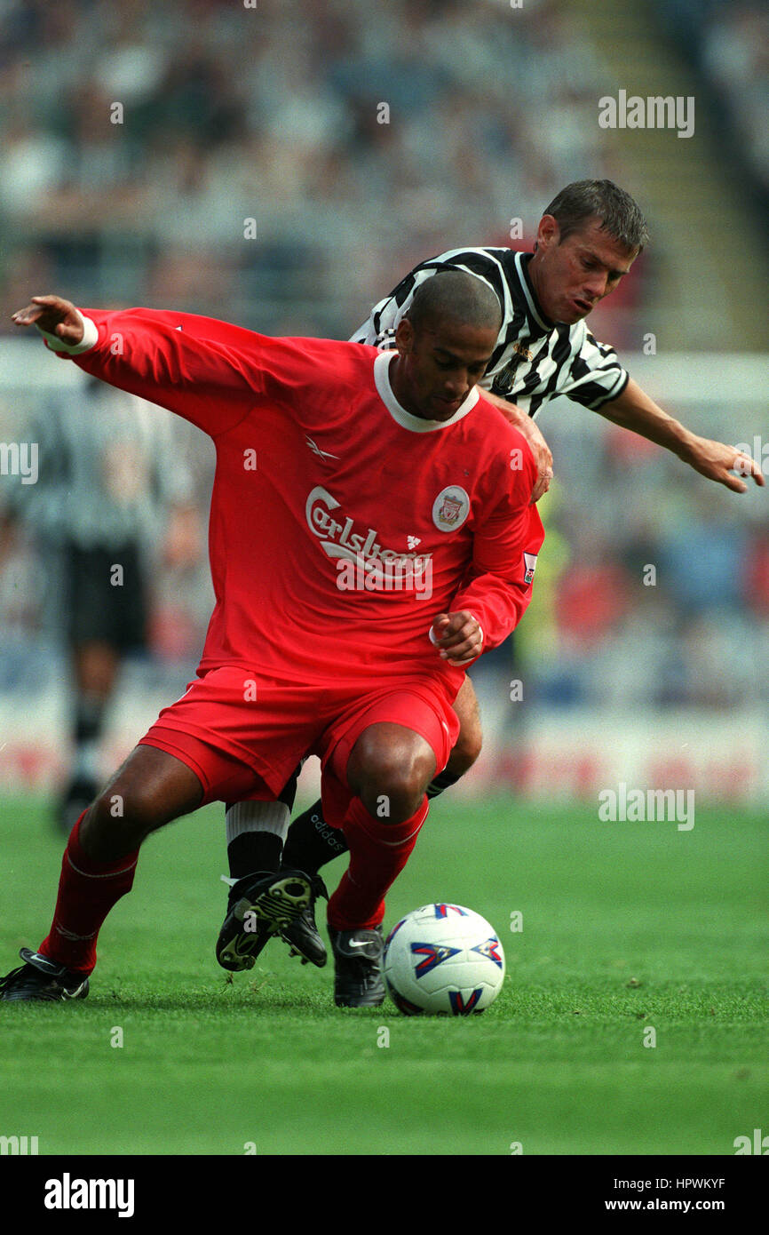 ROBERT LEE & PHIL BABB NEWCASTLE UTD V LIVERPOOL FC 01 September 1998 ...
