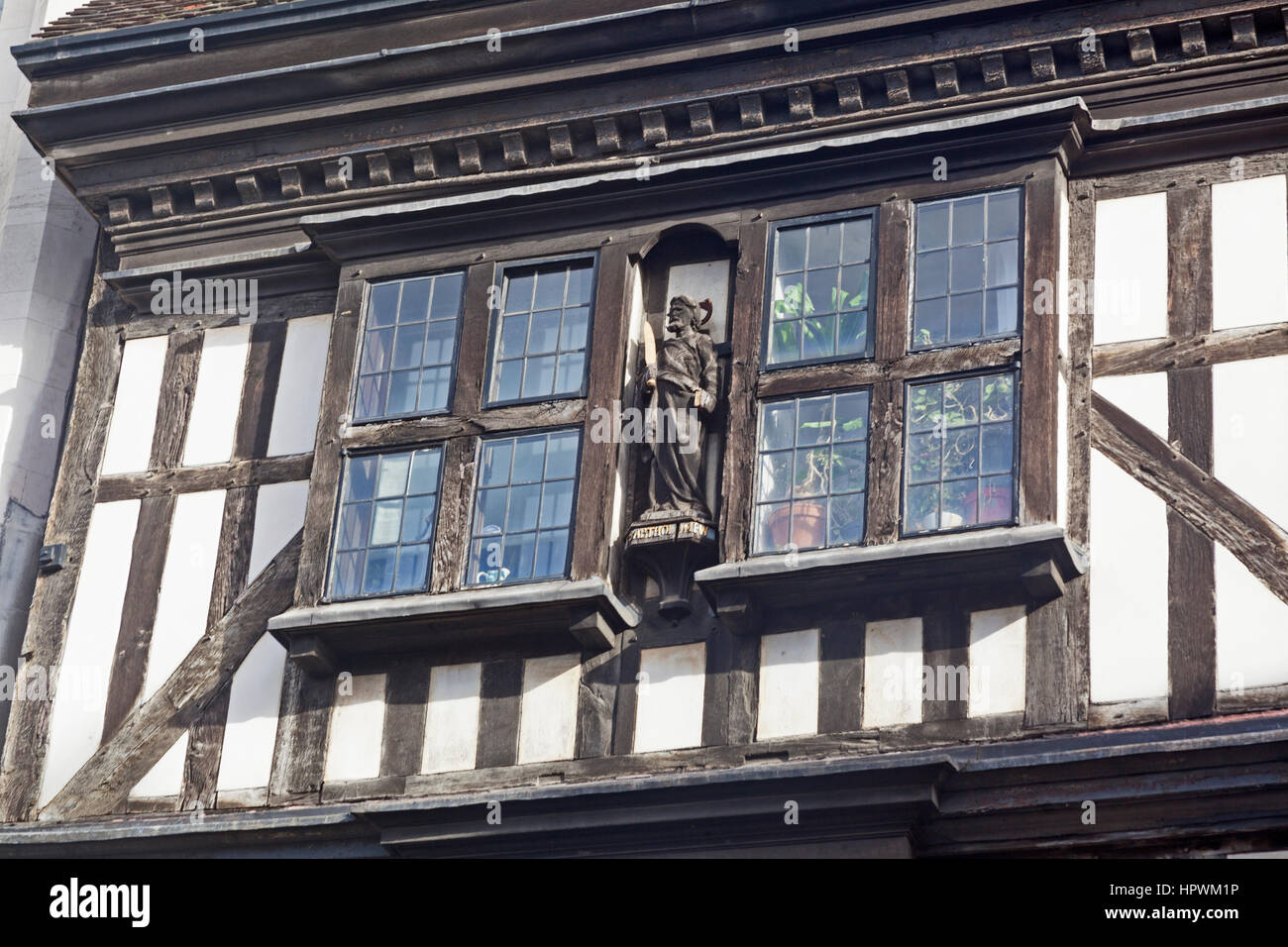 London, West Smithfield The upper storey of the Tudor gatehouse at St ...
