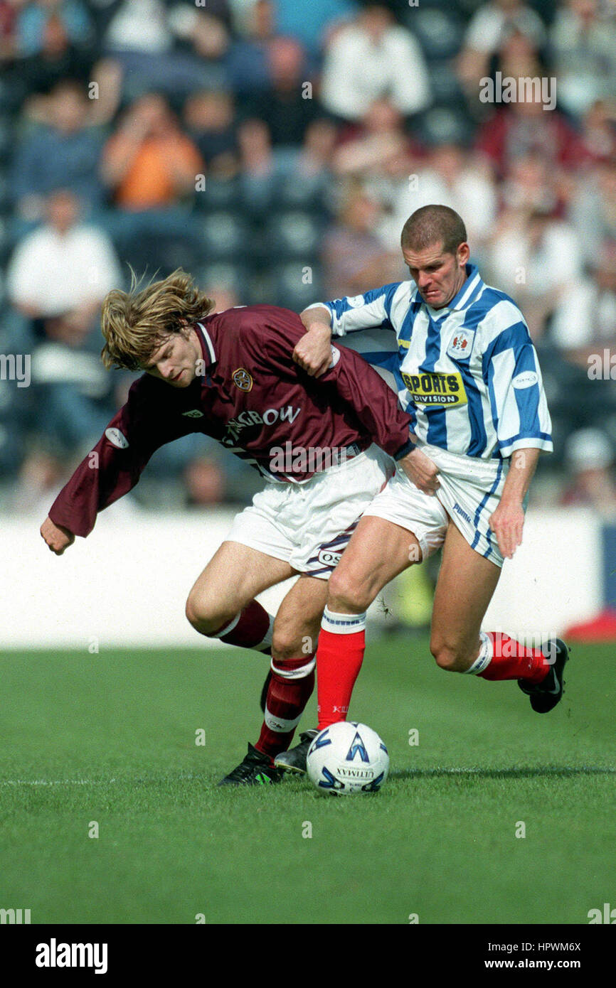 STEVEN PRESSLEY & IAN DURRANT KILMARNOCK V HEARTS 01 September 1998 ...