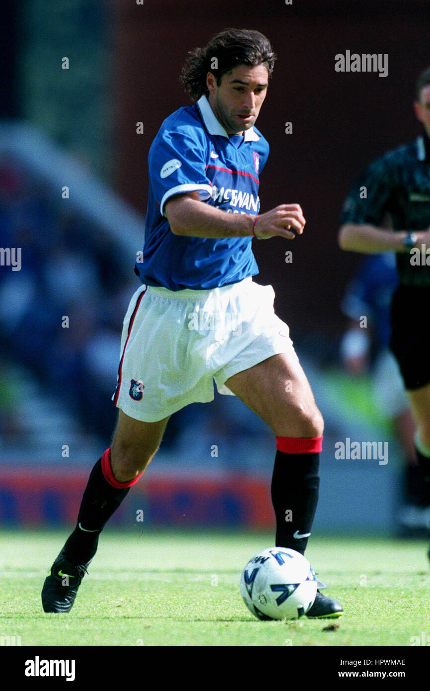 GABRIEL AMATO GLASGOW RANGERS FC 01 September 1998 Stock Photo - Alamy