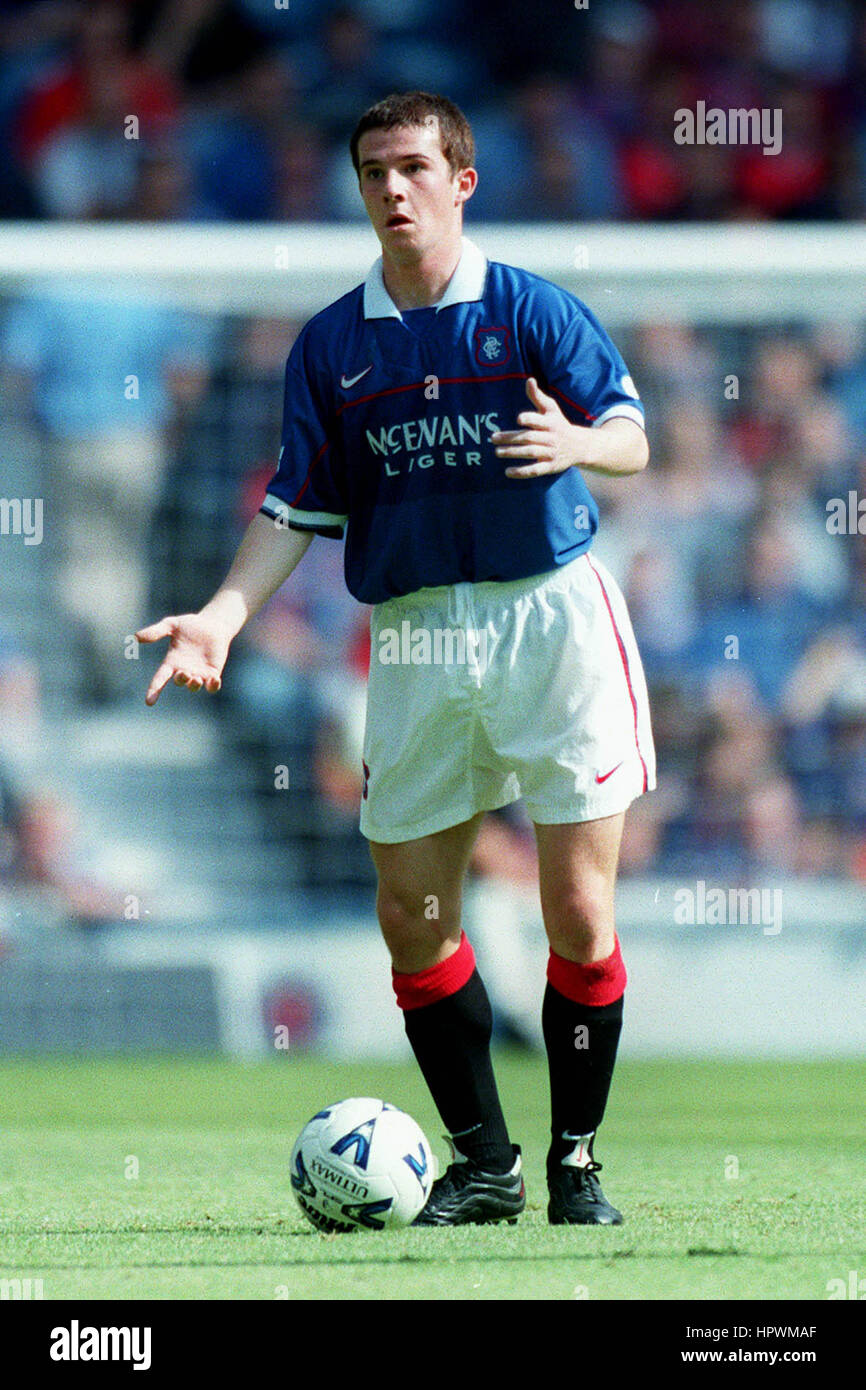 BARRY FERGUSON GLASGOW RANGERS FC 01 September 1998 Stock Photo - Alamy