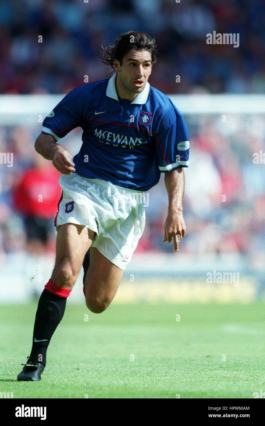 GABRIEL AMATO GLASGOW RANGERS FC 01 September 1998 Stock Photo - Alamy