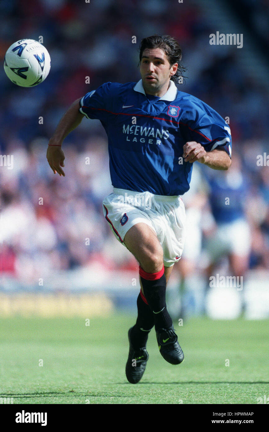 GABRIEL AMATO GLASGOW RANGERS FC 01 September 1998 Stock Photo - Alamy