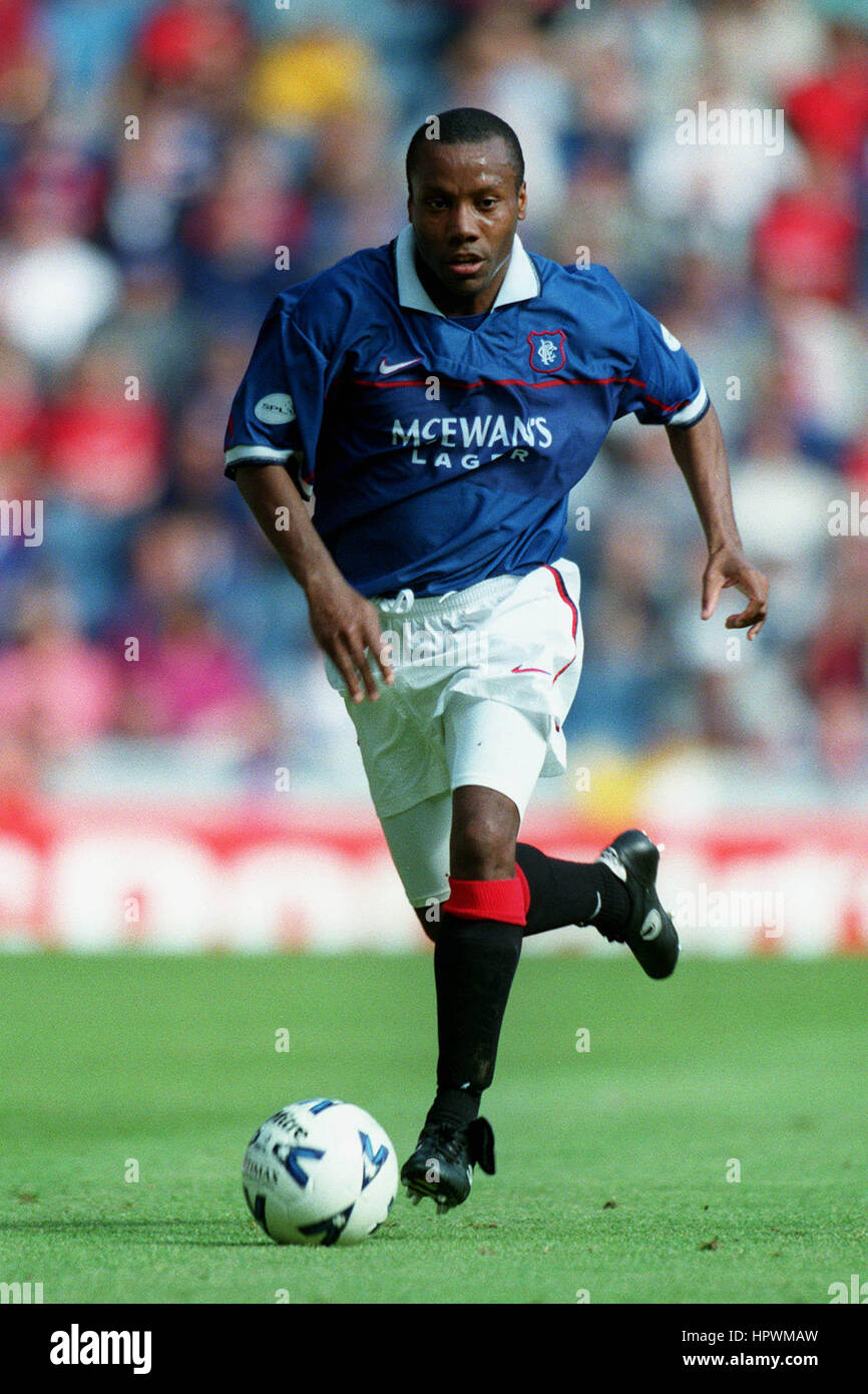 ROD WALLACE GLASGOW RANGERS FC 01 September 1998 Stock Photo - Alamy