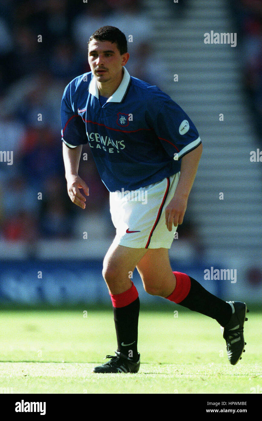 CHARLIE MILLER GLASGOW RANGERS FC 01 September 1998 Stock Photo - Alamy