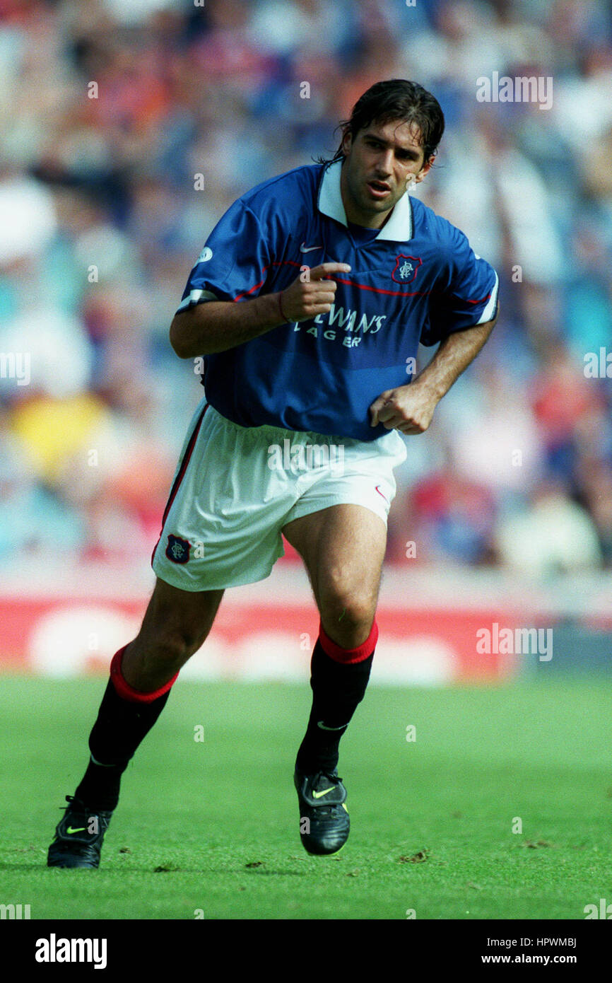 GABRIEL AMATO GLASGOW RANGERS FC 01 September 1998 Stock Photo - Alamy