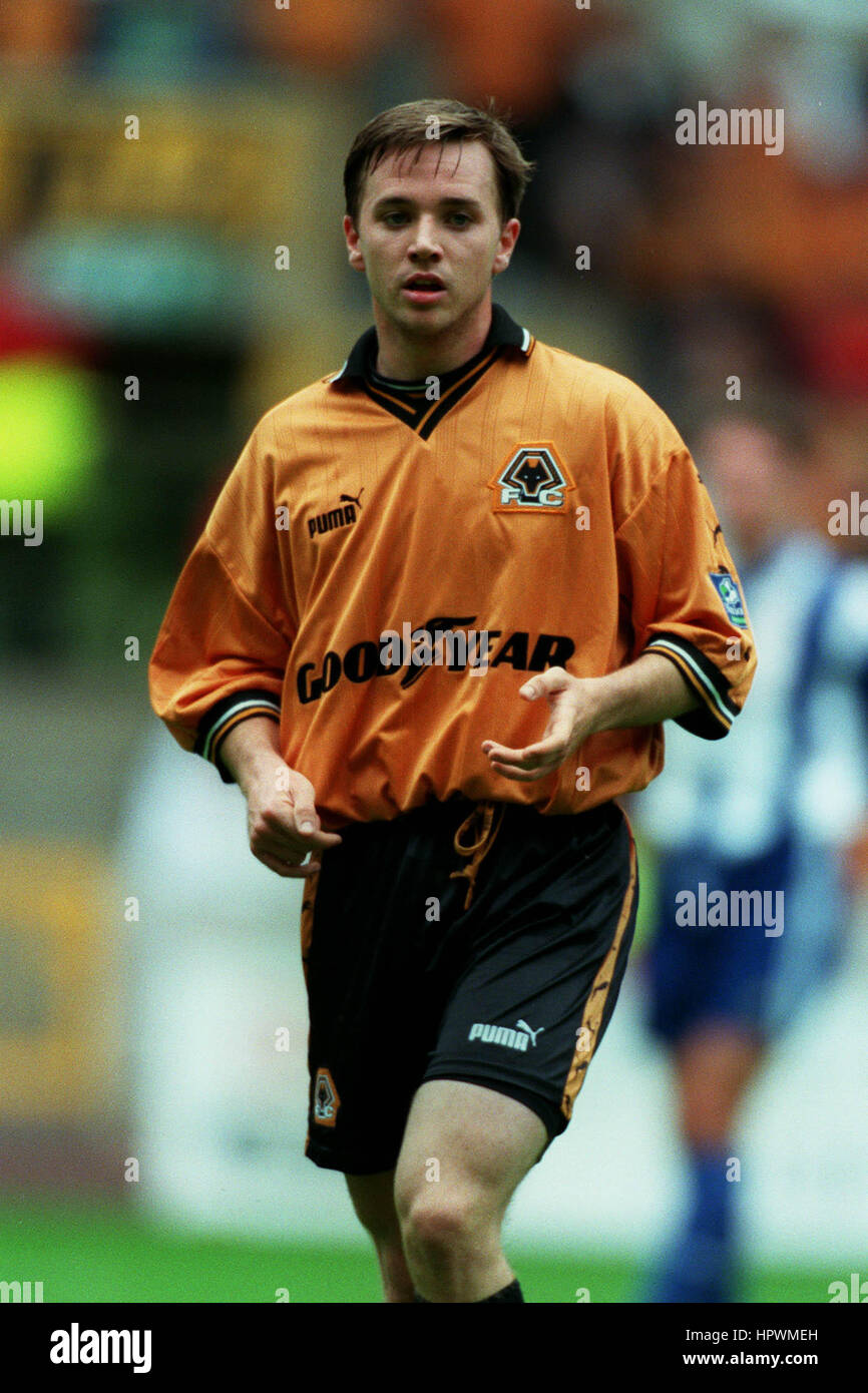 DAVID CONNOLLY WOLVERHAMPTON WANDERERS FC 01 September 1998 Stock Photo ...