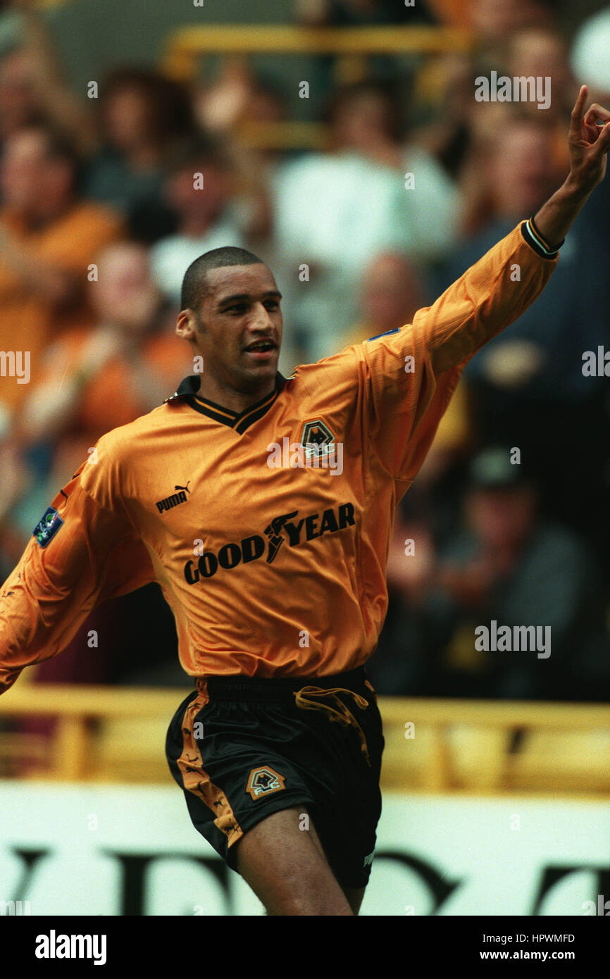DEAN RICHARDS. WOLVERHAMPTON WANDERERS FC 01 September 1998 Stock Photo ...