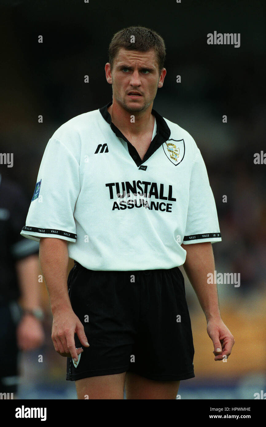 STEWART TALBOT PORT VALE FC 02 September 1998 Stock Photo - Alamy