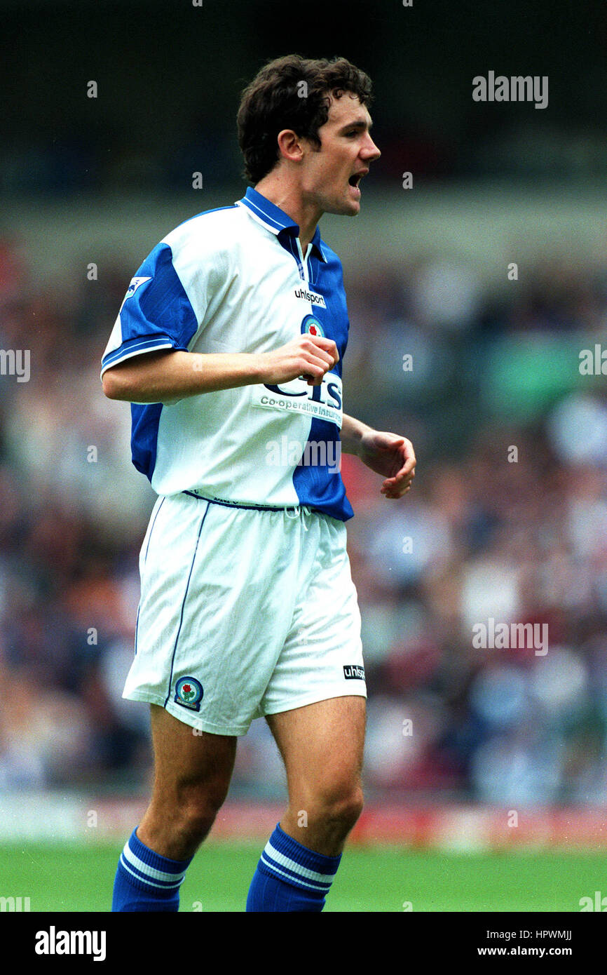 CHRISTIAN DAILLY BLACKBURN ROVERS FC 02 September 1998 Stock Photo - Alamy