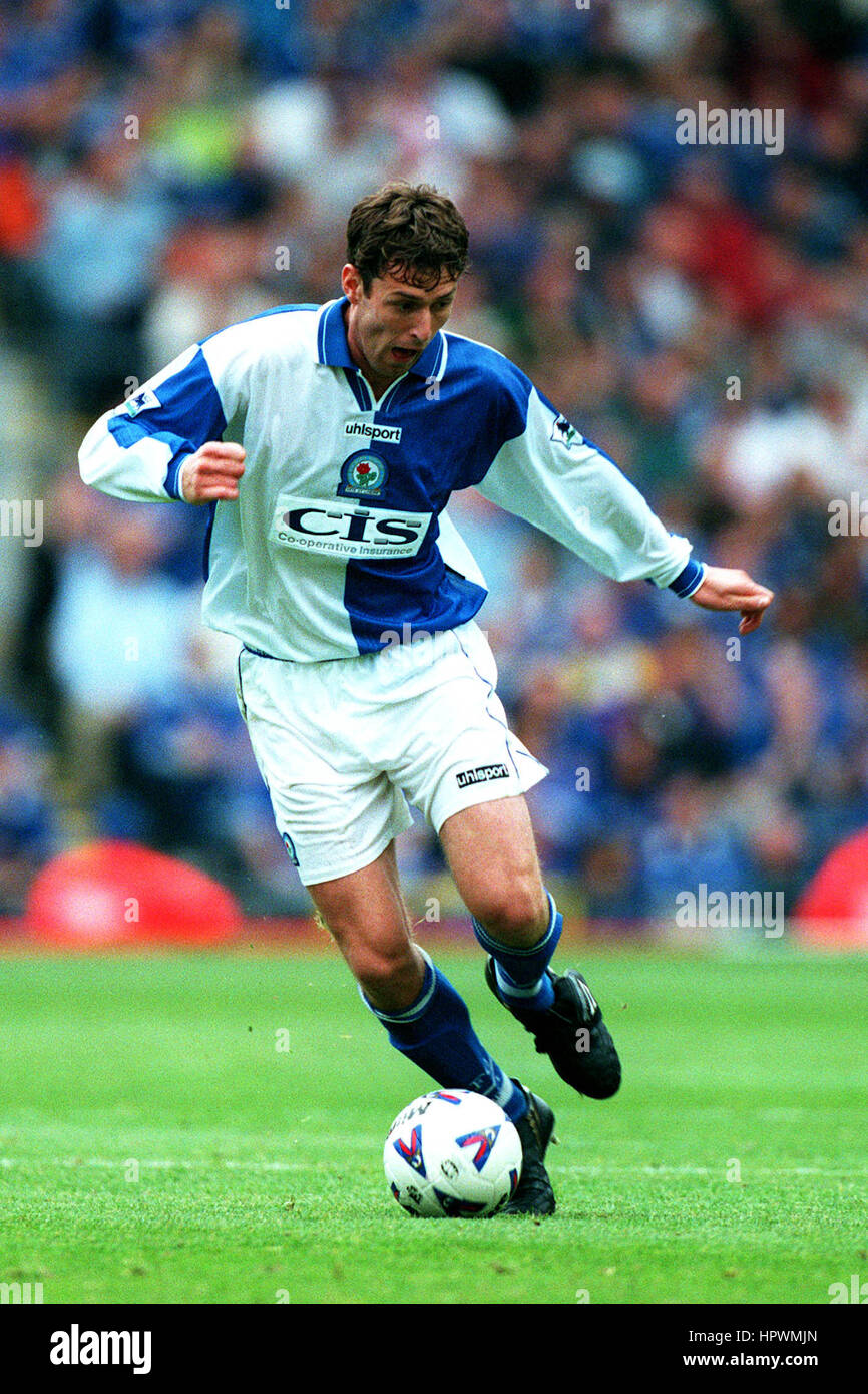 CHRIS SUTTON BLACKBURN ROVERS FC 02 September 1998 Stock Photo - Alamy