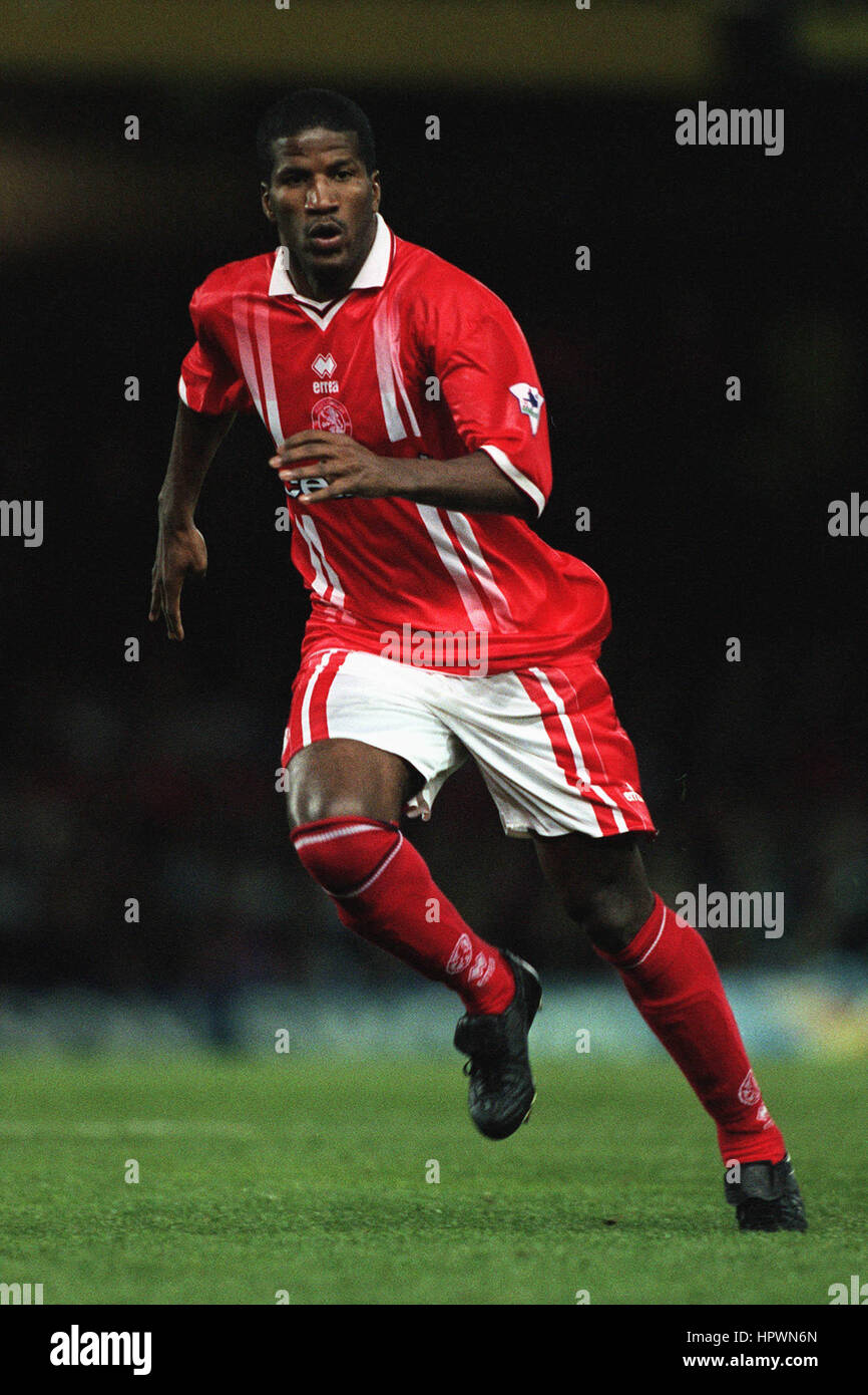 HAMILTON RICARD MIDDLESBROUGH FC 10 September 1998 Stock Photo - Alamy