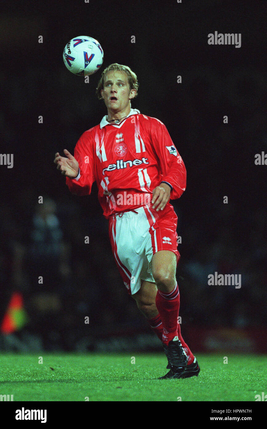 MIKKEL BECK MIDDLESBROUGH FC 10 September 1998 Stock Photo - Alamy