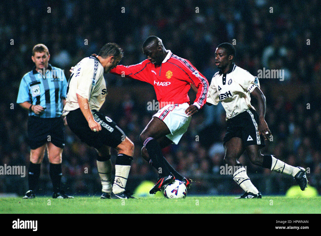 ANDY COLE REDFEARN & POWELL MANCHESTER UTD V CHARLTON ATH 10 September ...
