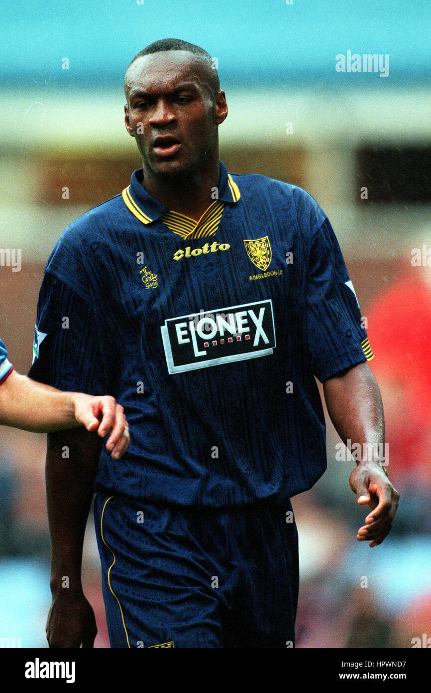 MARCUS GAYLE WIMBLEDON FC 12 September 1998 Stock Photo - Alamy