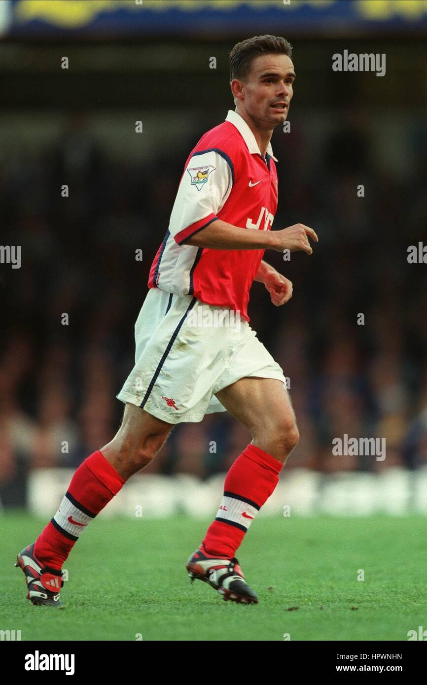 MARC OVERMARS ARSENAL FC 12 September 1998 Stock Photo - Alamy