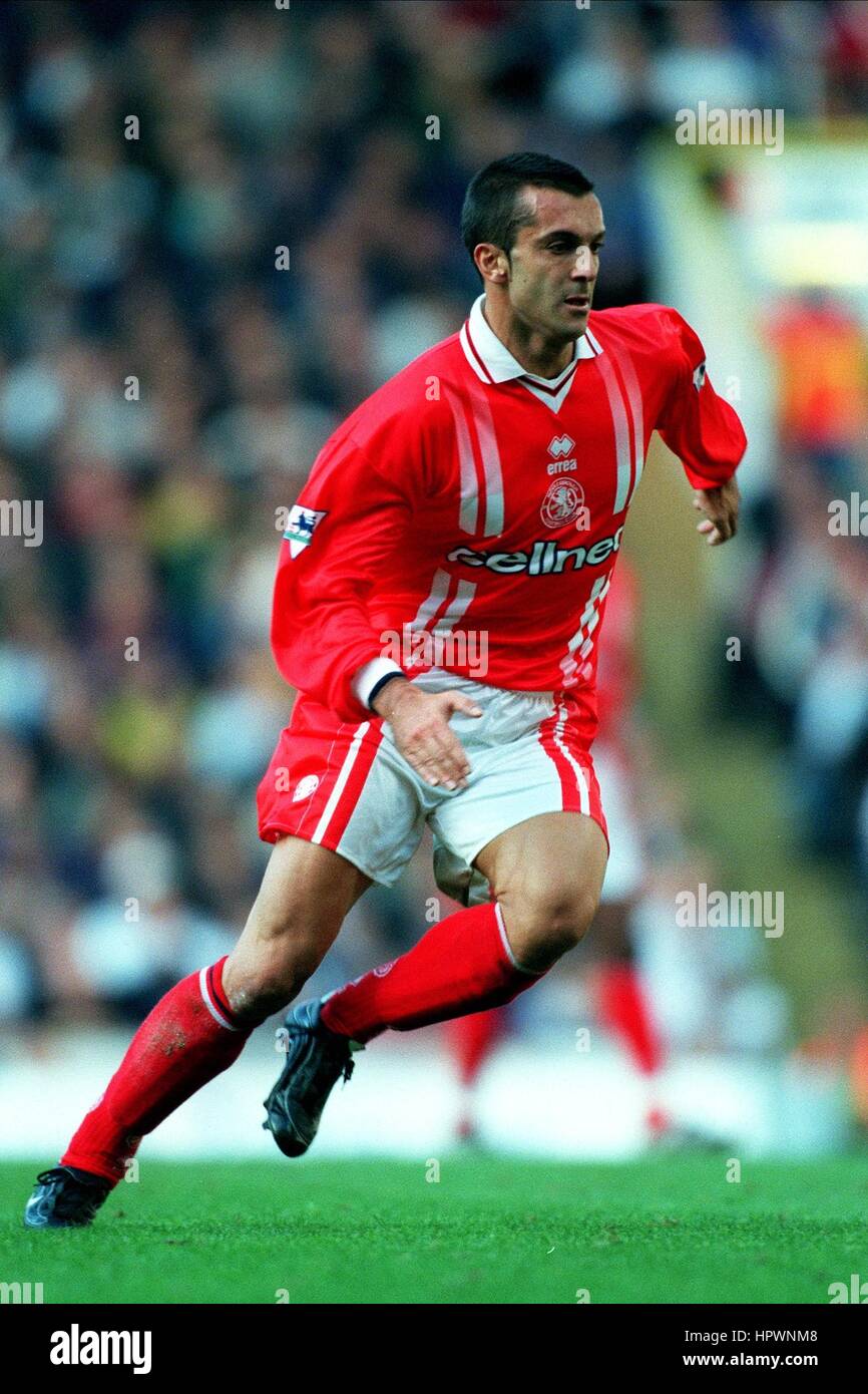 MARCO BRANCA MIDDLESBROUGH FC 06 September 1998 Stock Photo - Alamy