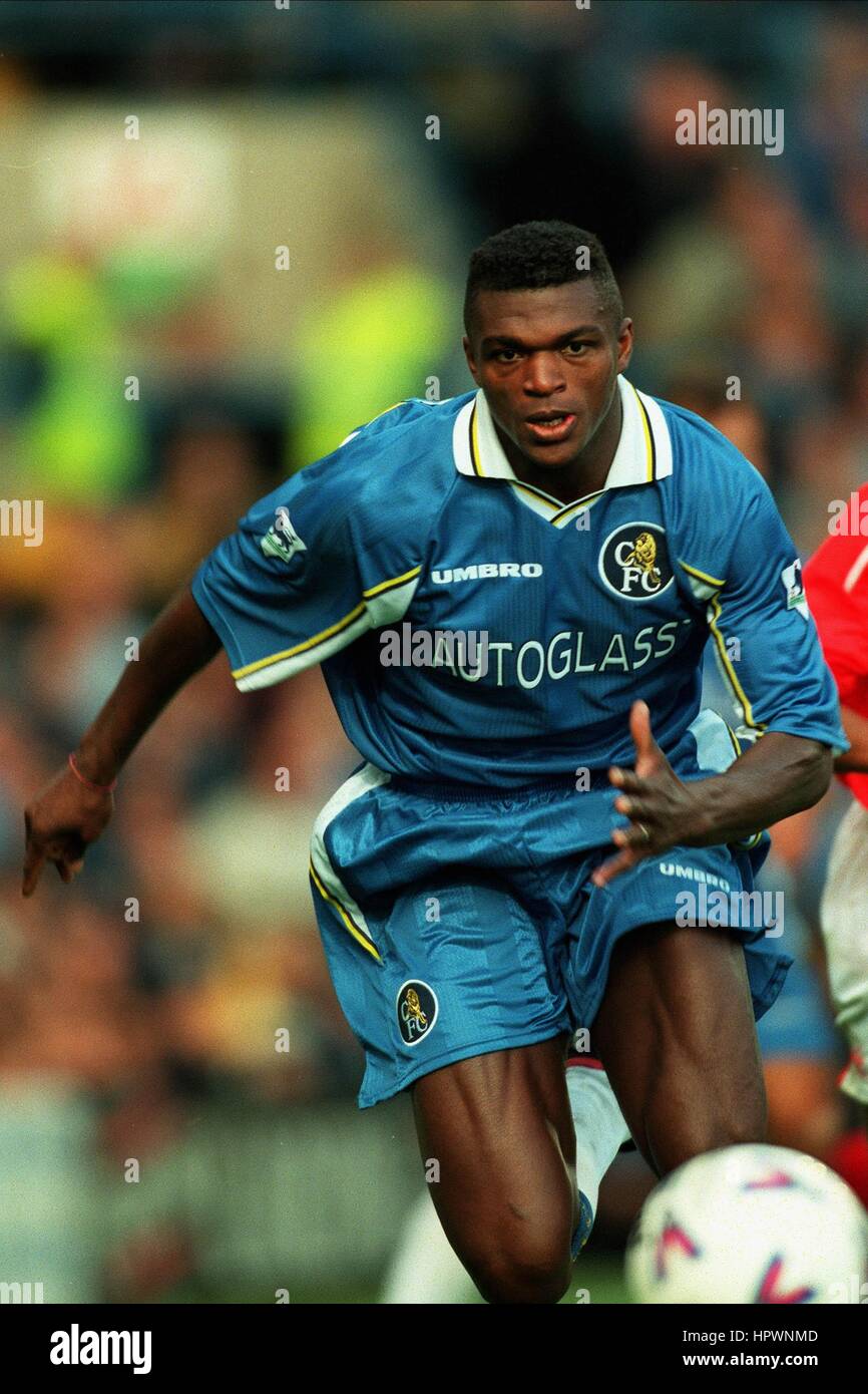 MARCEL DESAILLY CHELSEA FC 06 September 1998 Stock Photo - Alamy