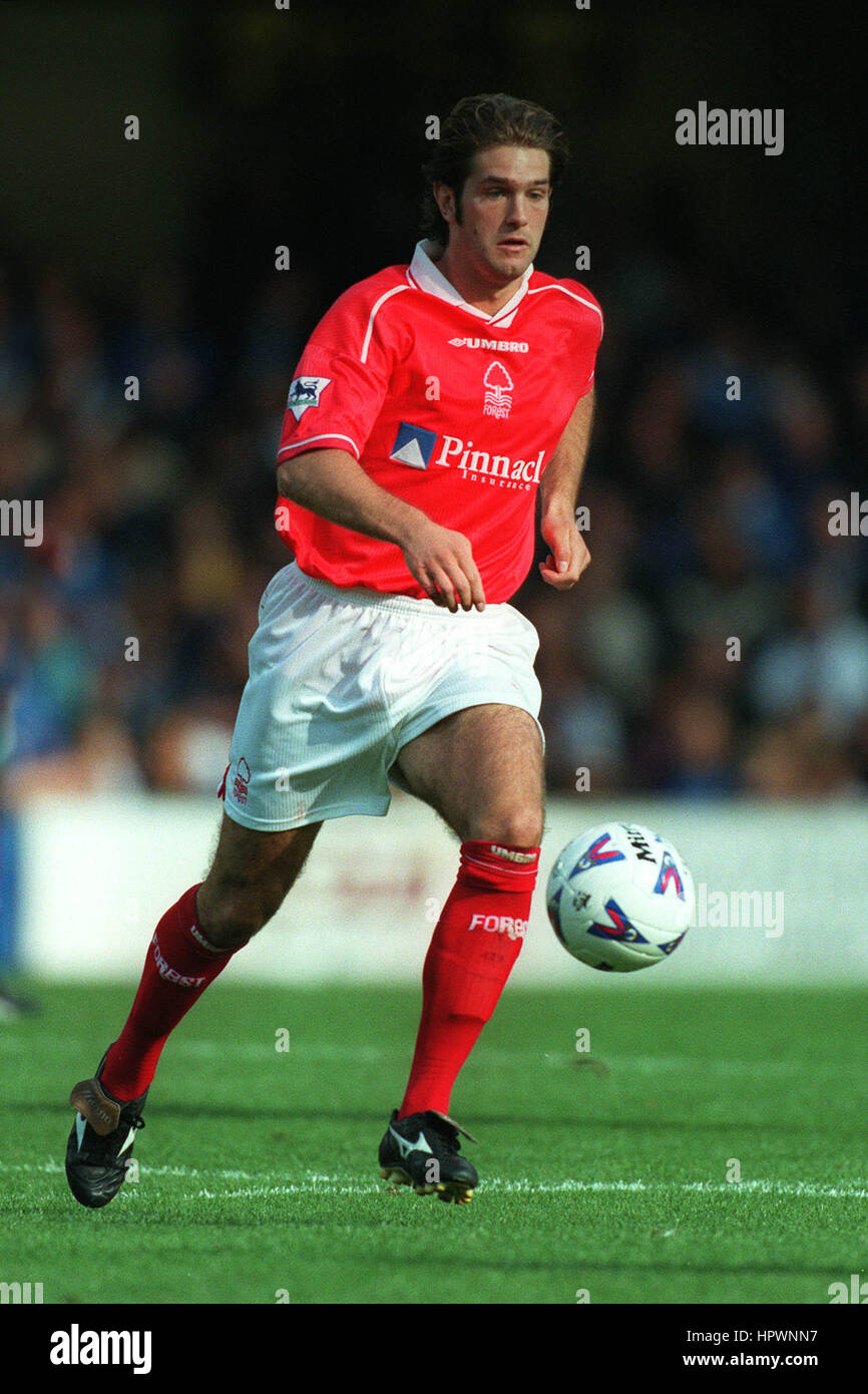 ANDY JOHNSON NOTTINGHAM FOREST FC 06 September 1998 Stock Photo - Alamy