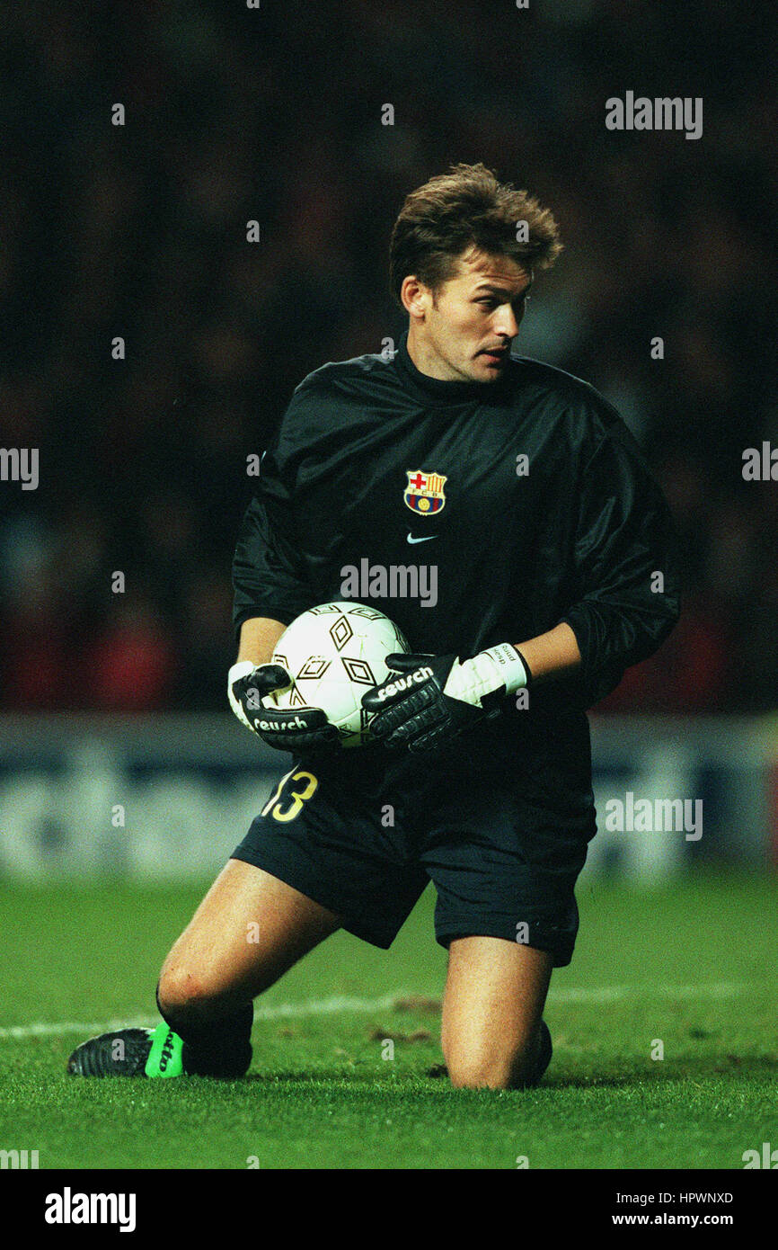 RUUD HESP FC BARCELONA 17 September 1998 Stock Photo - Alamy