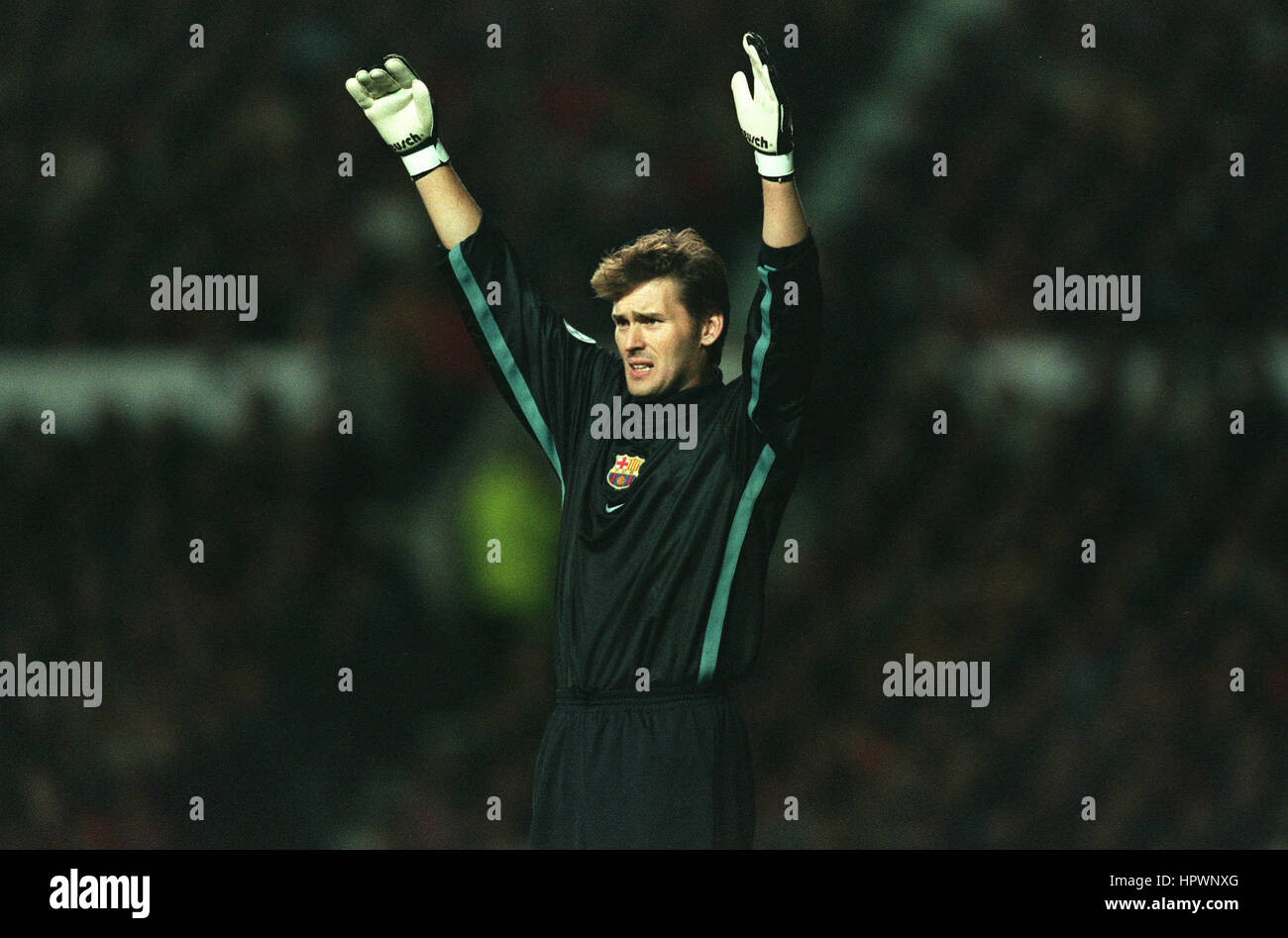 RUUD HESP FC BARCELONA 17 September 1998 Stock Photo - Alamy