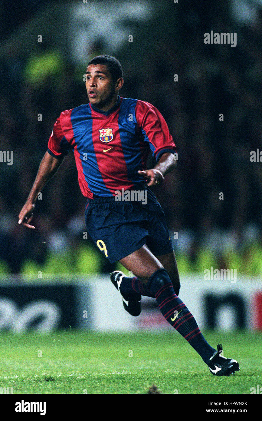 SONNY ANDERSON FC BARCELONA 17 September 1998 Stock Photo - Alamy