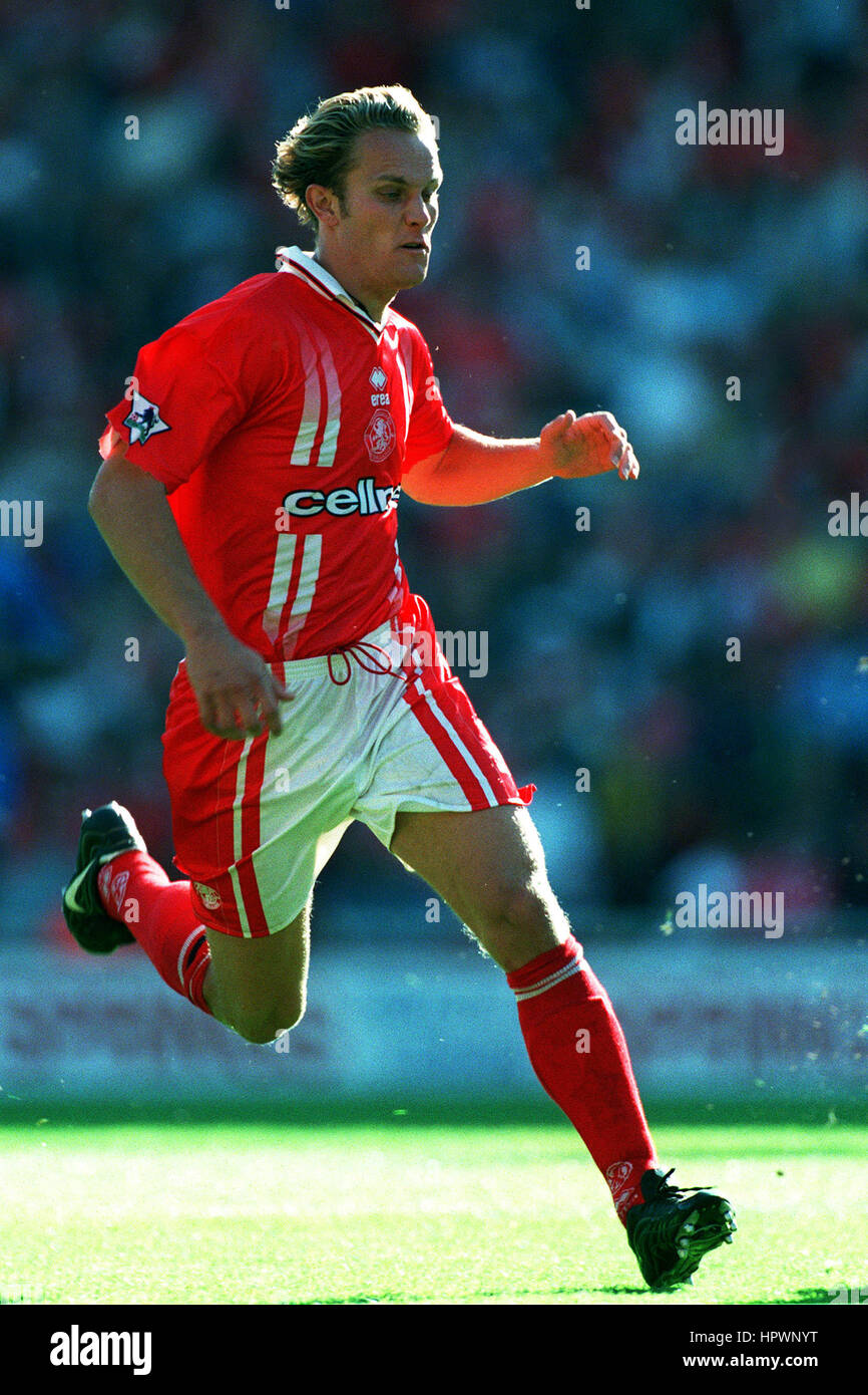 MIKKEL BECK MIDDLESBROUGH FC 19 September 1998 Stock Photo - Alamy