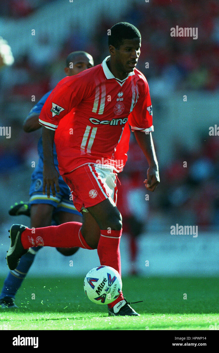 HAMILTON RICARD MIDDLESBROUGH FC 19 September 1998 Stock Photo - Alamy