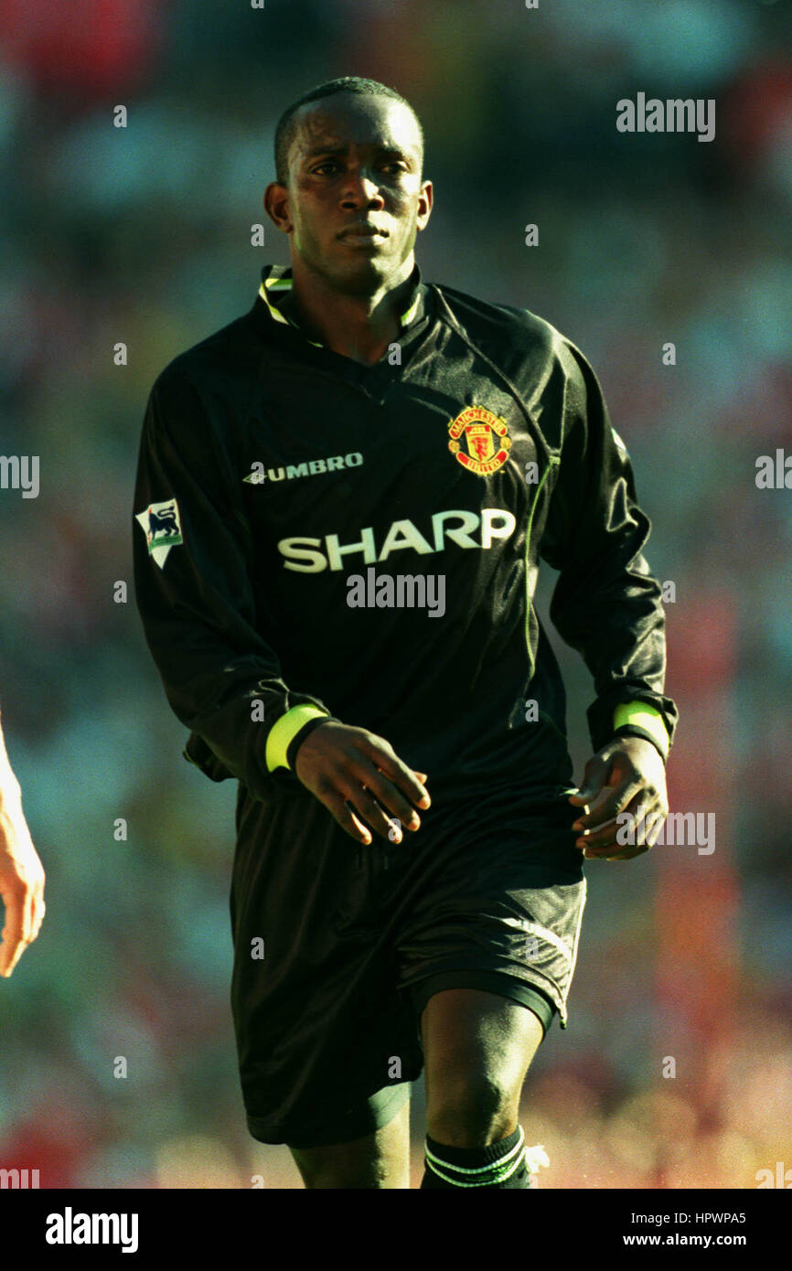 DWIGHT YORKE MANCHESTER UNITED FC 21 September 1998 Stock Photo - Alamy