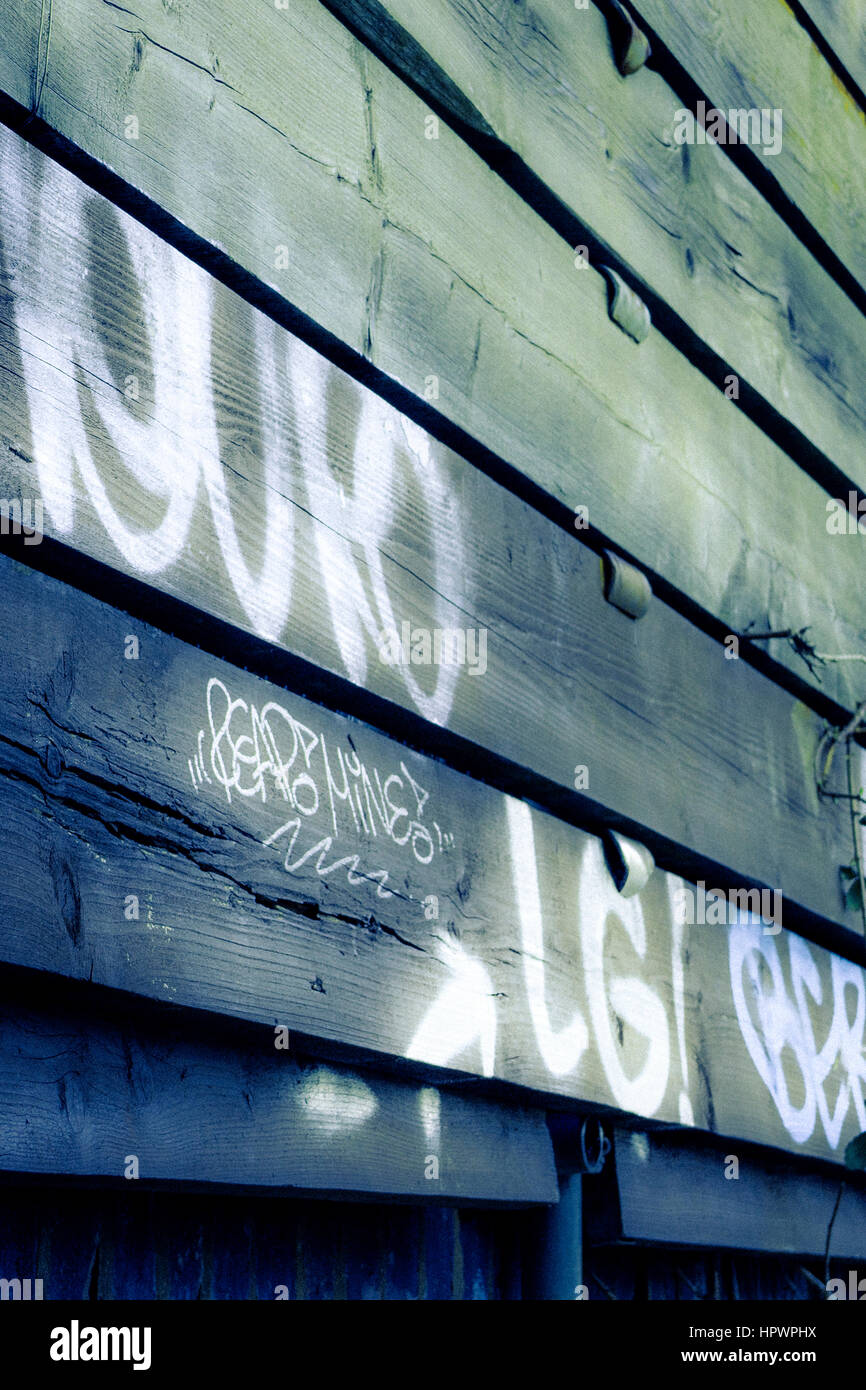 Abstract background of horizontal wooden construction planks with ...